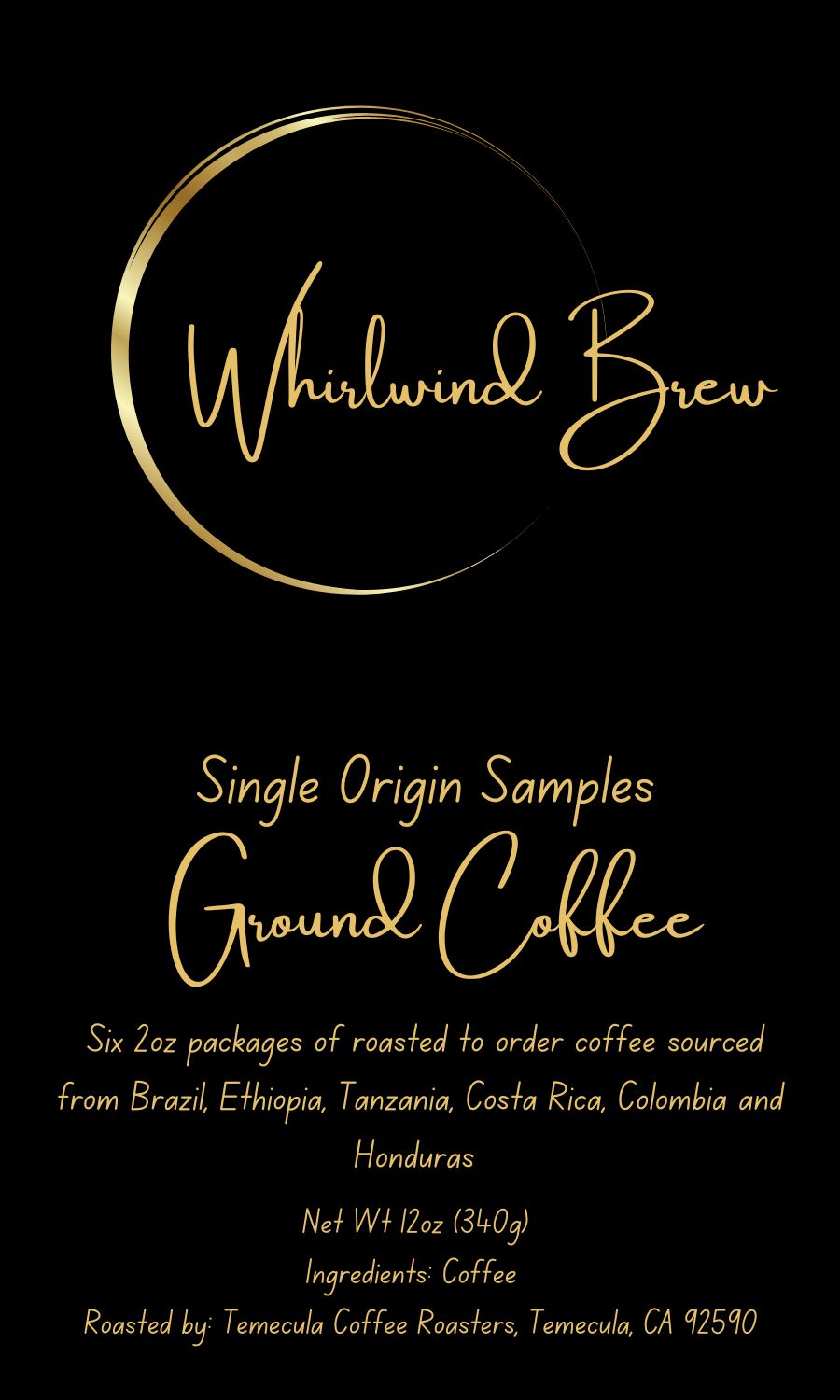Single Origin Sample packs - 2oz each – Whirlwind Brew